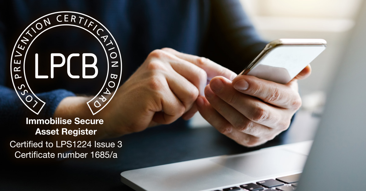 Immobilise Awarded Loss Prevention Standard 1224 | Recipero News & Comment